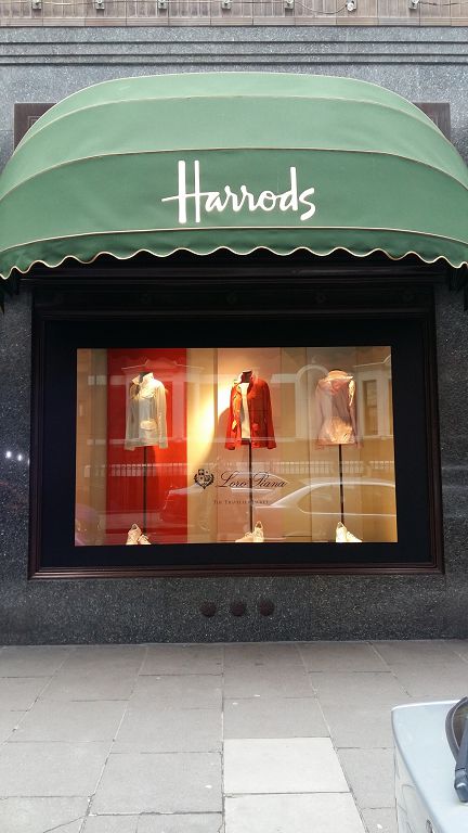 Loro Piana Harrods Display - New Crazy Colors