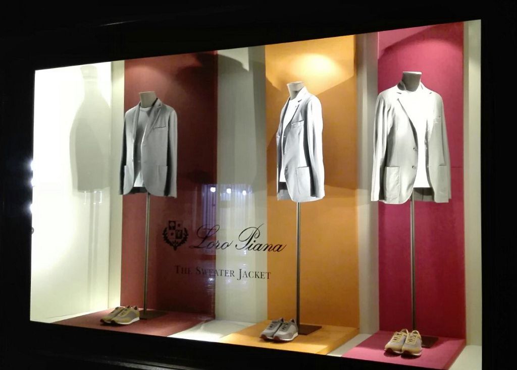 Loro Piana Harrods Display - New Crazy Colors