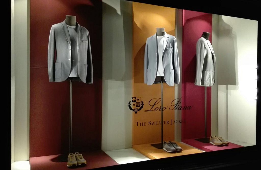 Loro Piana Harrods Display - New Crazy Colors