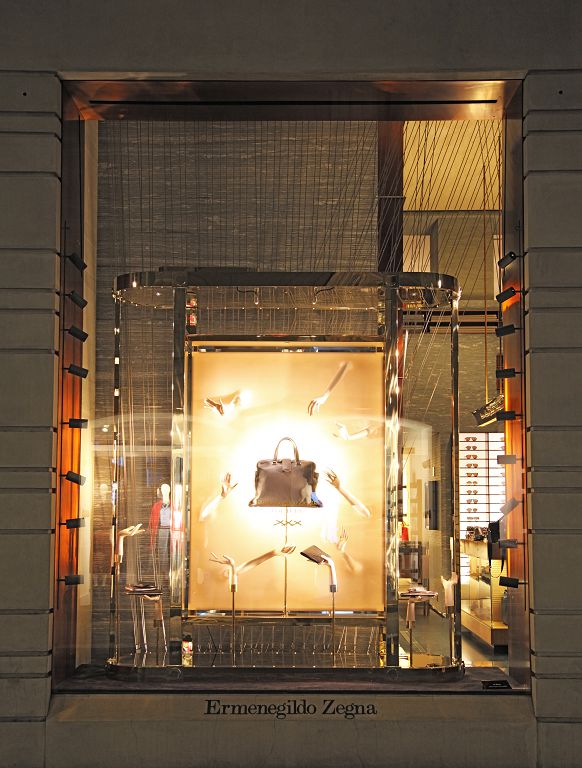 E. Zegna Windows Display 2014 Year - New Crazy Colors