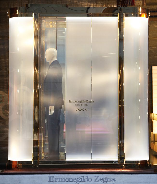 E. Zegna Windows Display 2014 Year - New Crazy Colors