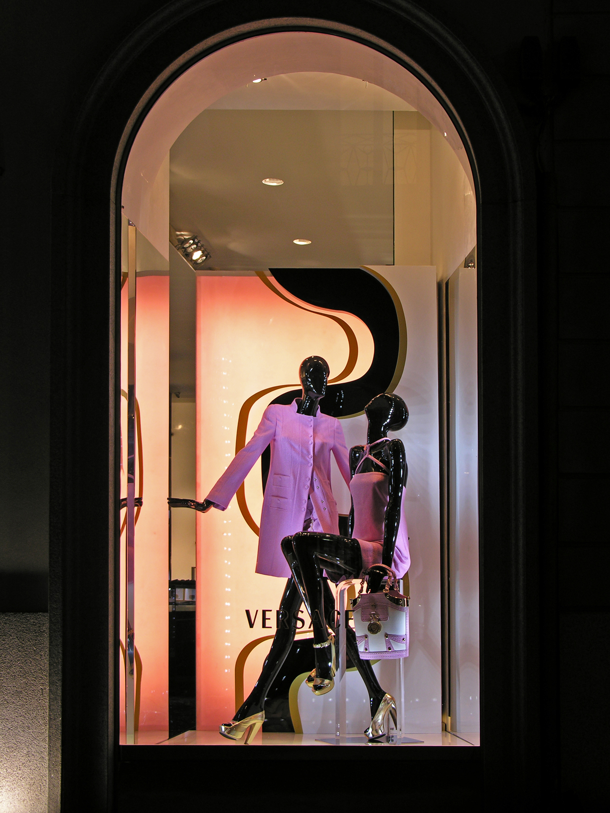 Versace Windows Display - New Crazy Colors